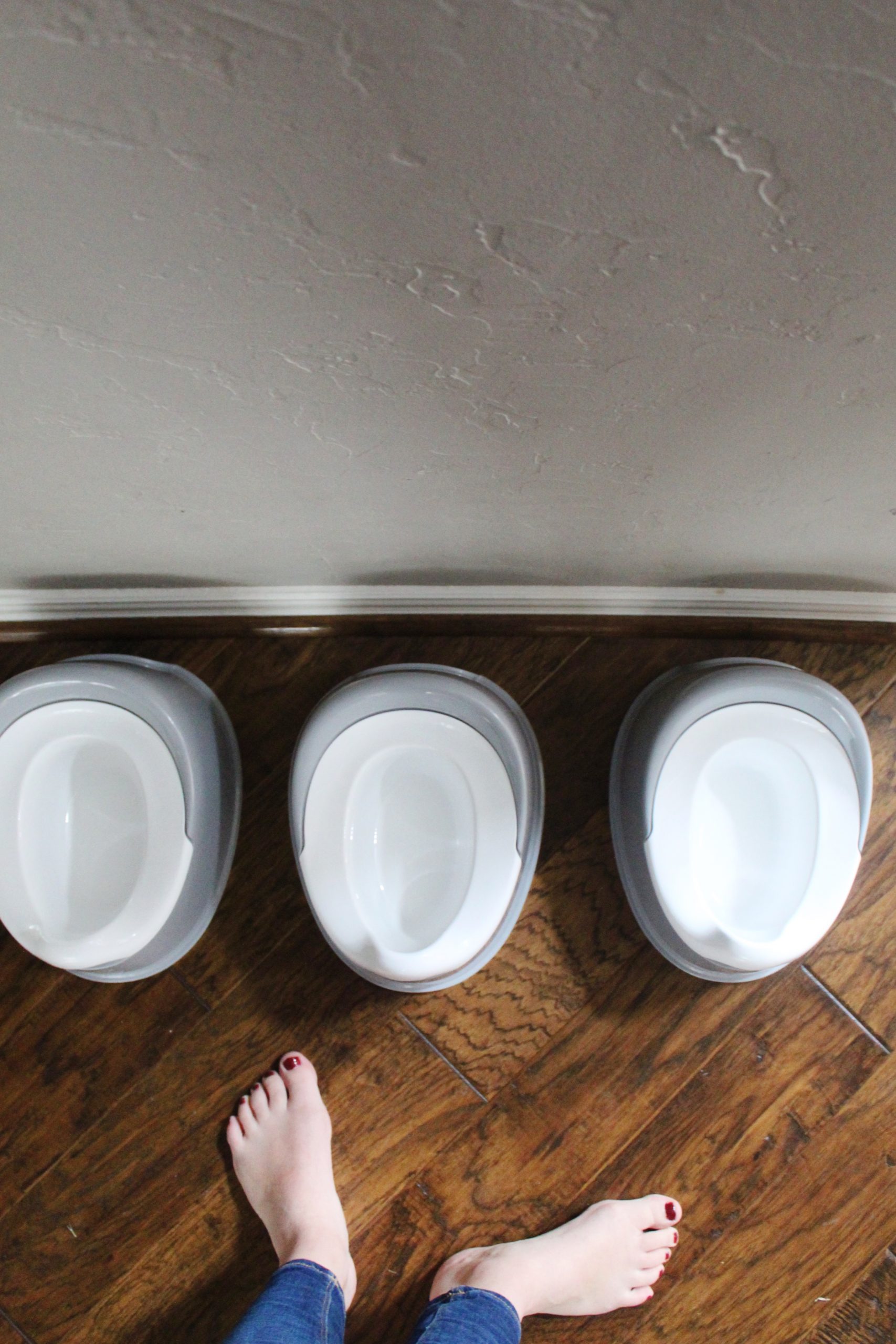 Potty training triplets: how we survived | Aberle Design Co.