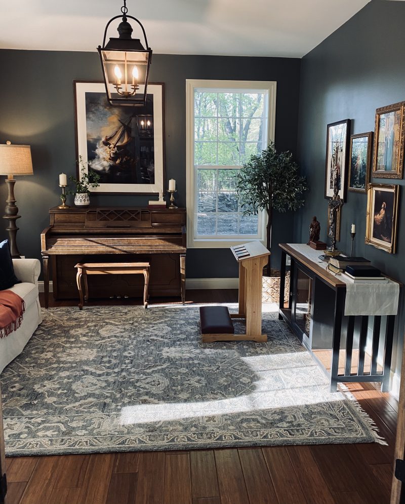 Making space for prayer: how one mom of 6 designed a home oratory ...