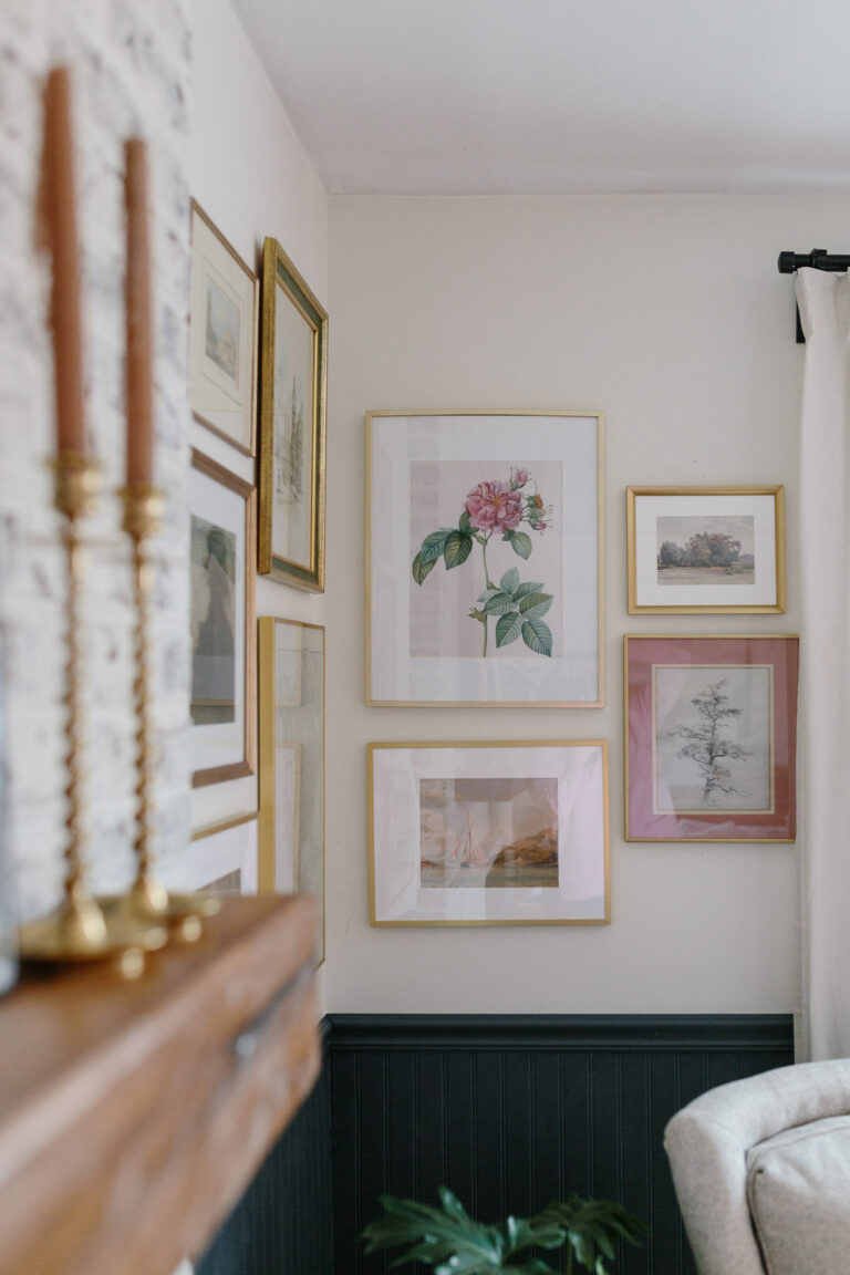 How to Build a Corner Gallery Wall | Aberle Design Co.